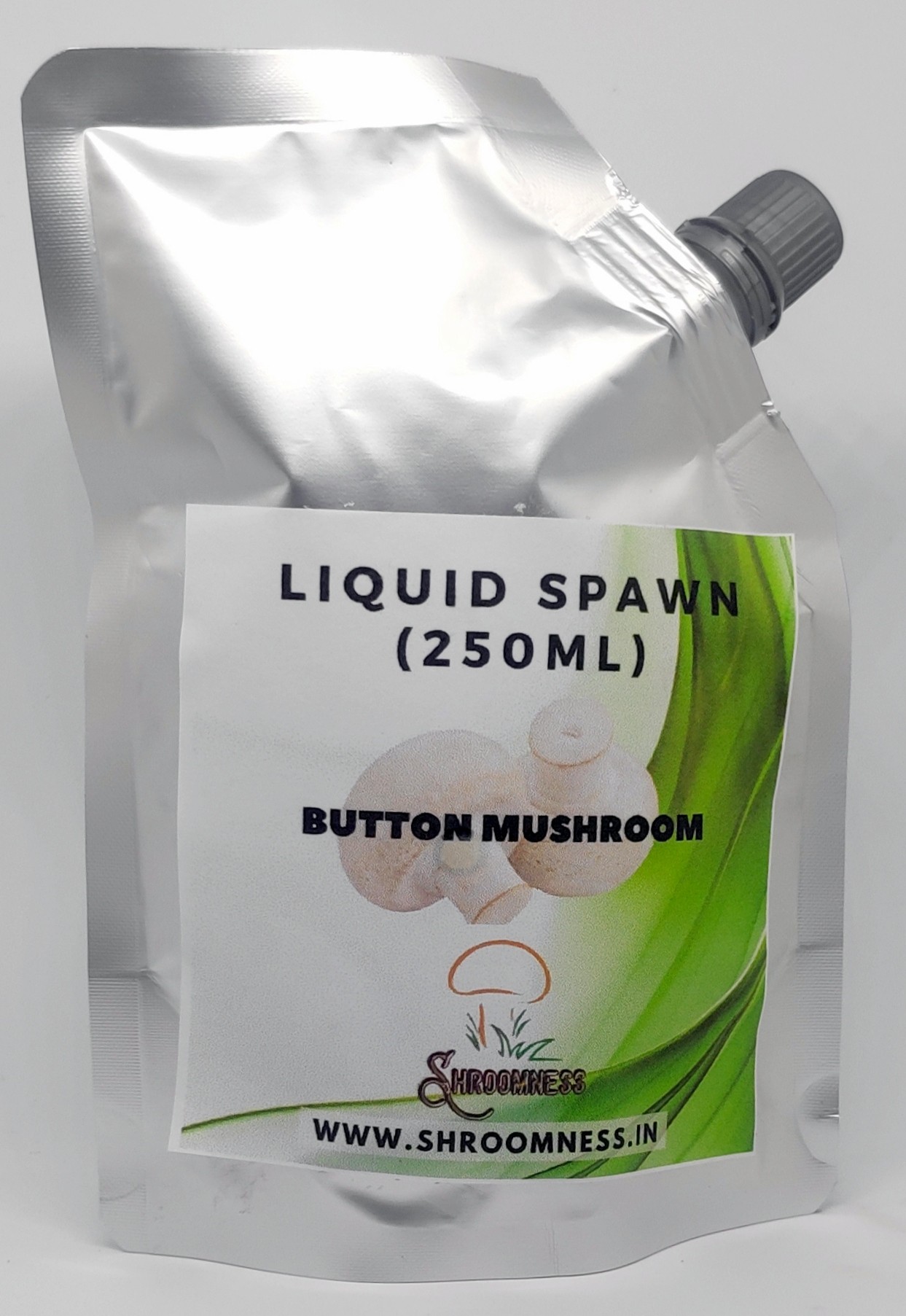 Shroomness White Button Mushroom Liquid Spawn - 250 Ml