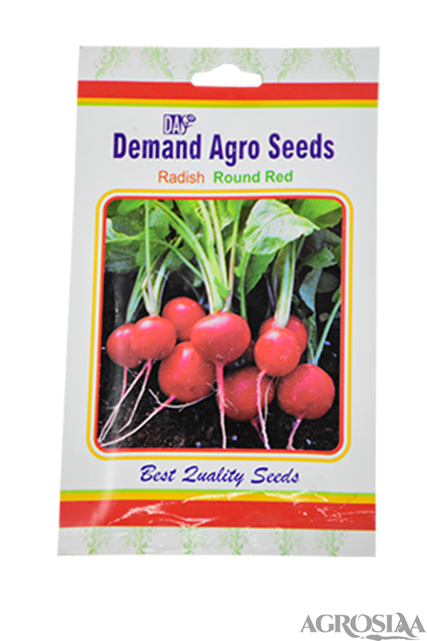 Demand Round Red Radish Seed - 150 Gm | Agrosiaa.com
